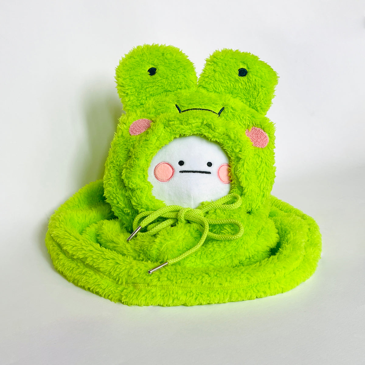 Frog hood (Lime) – Yoyo The Ricecorpse